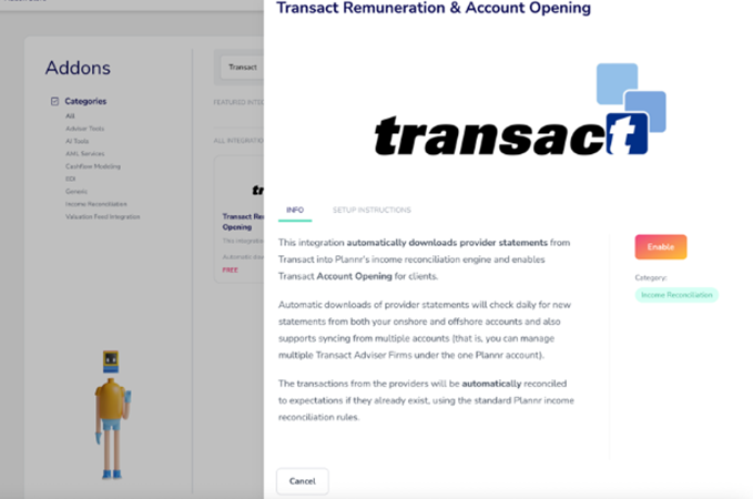 Latest news on integrations - Transact